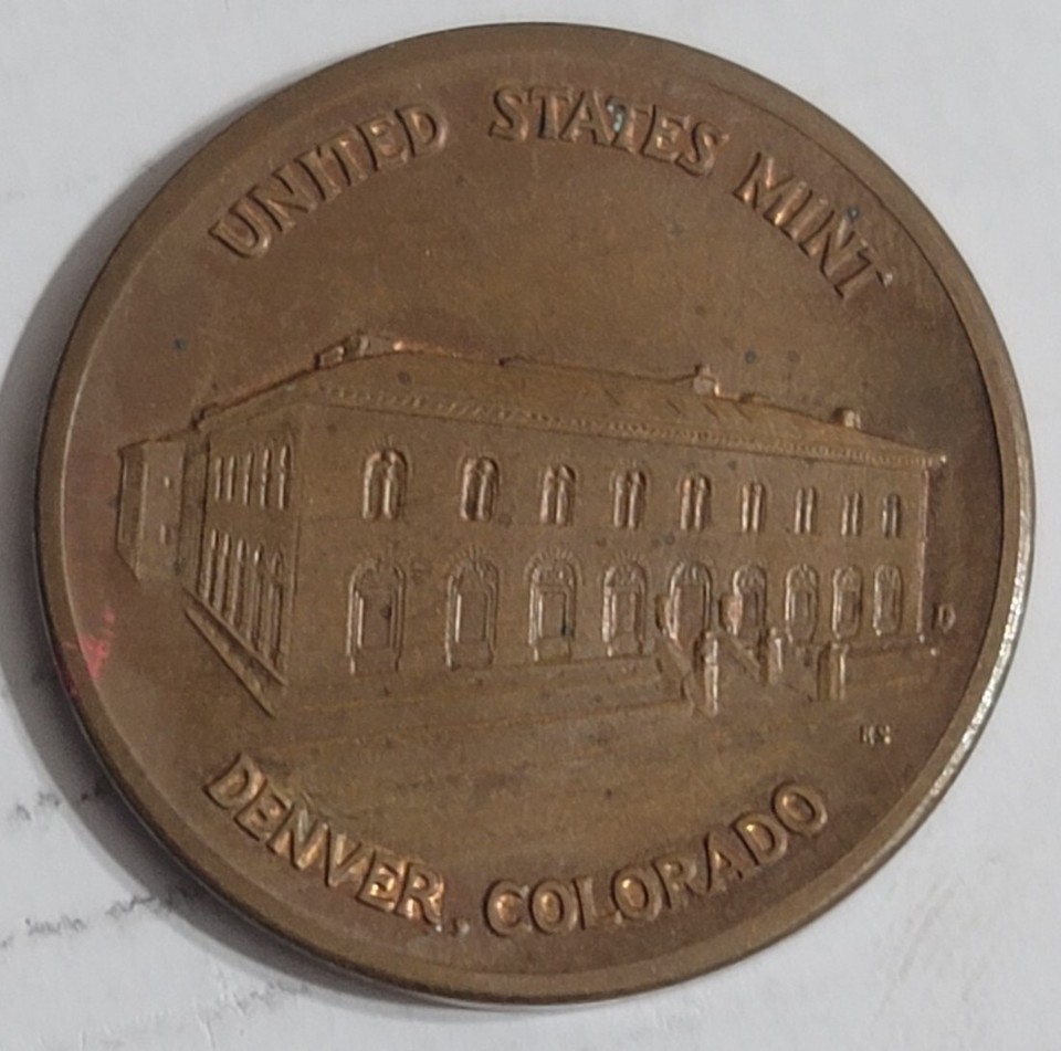 Vintage Denver Colorado Copper United States Mint Medal 1789 Treasury ...