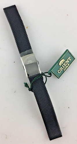Watch Strap Orient Women 14mm Deployant With Steel and Fabric Buttons ...