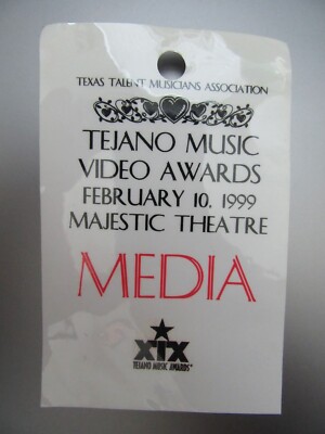 RARE 1999 TEXAS TALENT MUSICIANS ASSOCIATION TEJANO MUSIC VIDEO AWARD ...