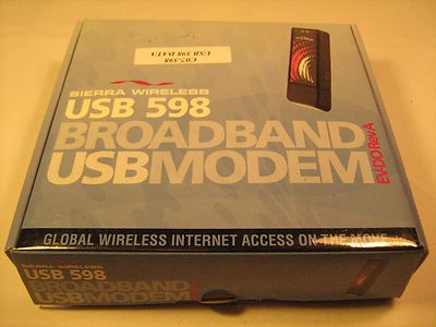 Sierra Wireless USB 598 BROADBAND MODEM EV-DO Rev A [j12] | eBay