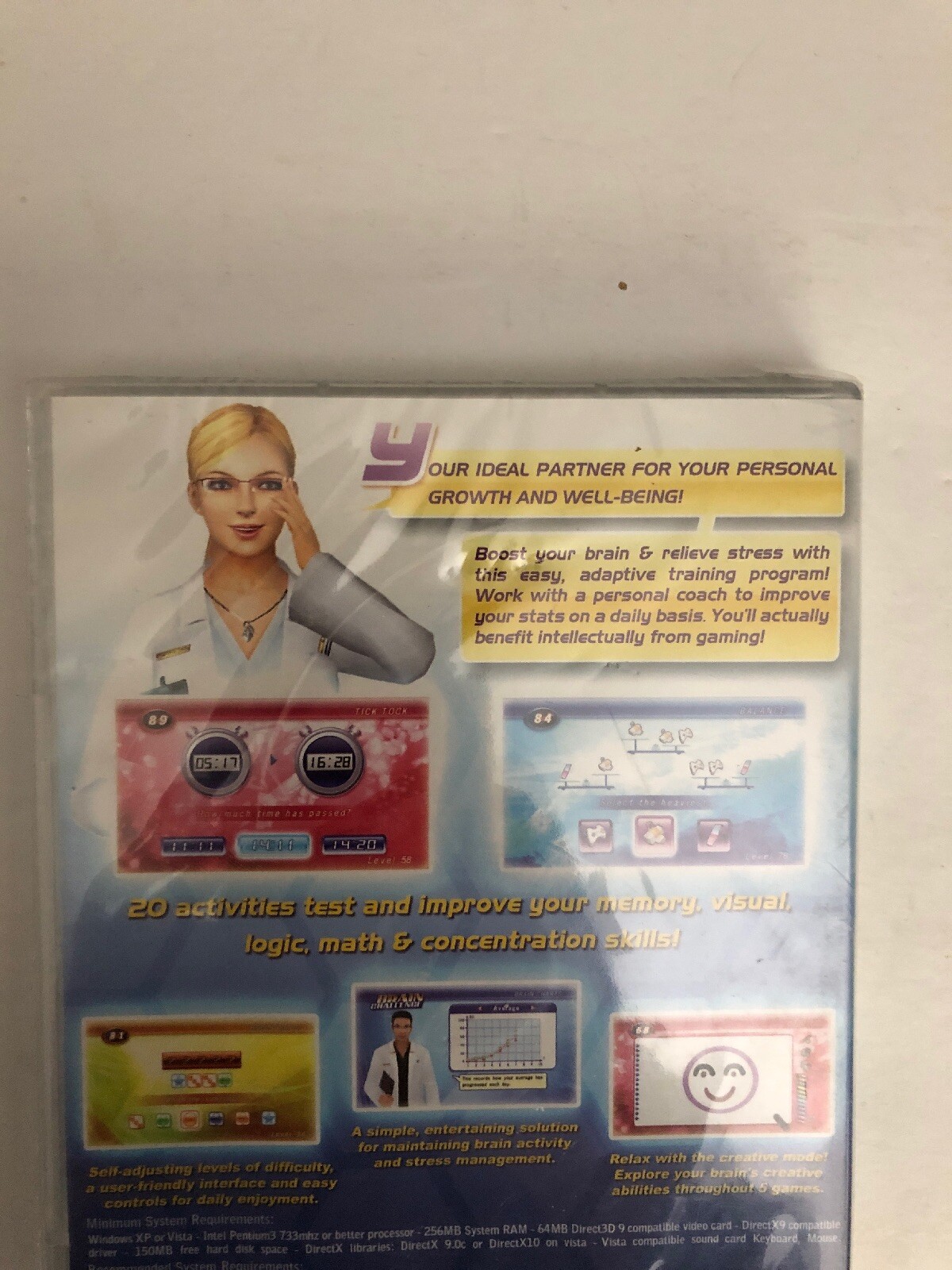 Brain Challenge(PC CD-ROM)RARE VINTAGE COLLECTIBLE-SHIPS N 24 HOURS ...