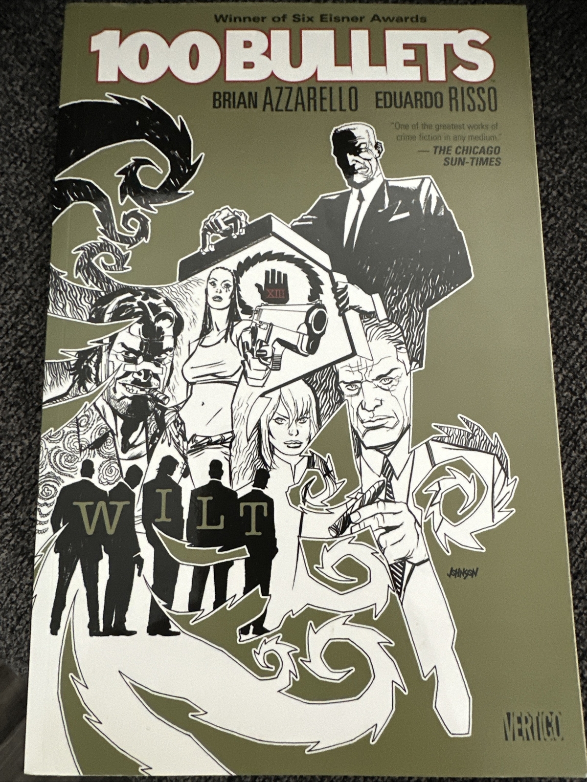 100 BULLETS Book 13: WILT- Brian Azzarello & Eduardo Risso '09 DC 1st ...