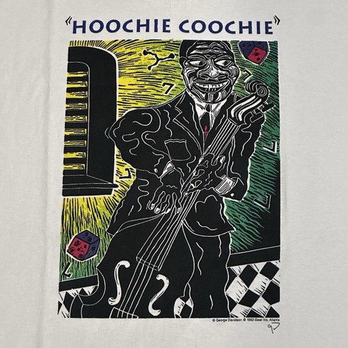 Vintage 90s Muddy Waters Hoochie Coochie Man Graphic T Shirt Deadstock ...