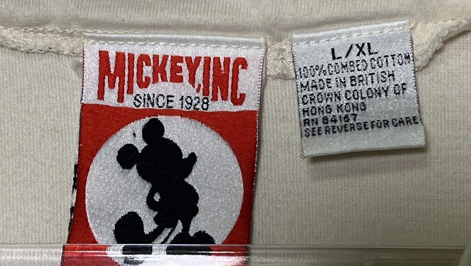 VINTAGE Mickey Inc Baseball Jersey Mens Large-XLarge Mickey Goofy Pluto ...