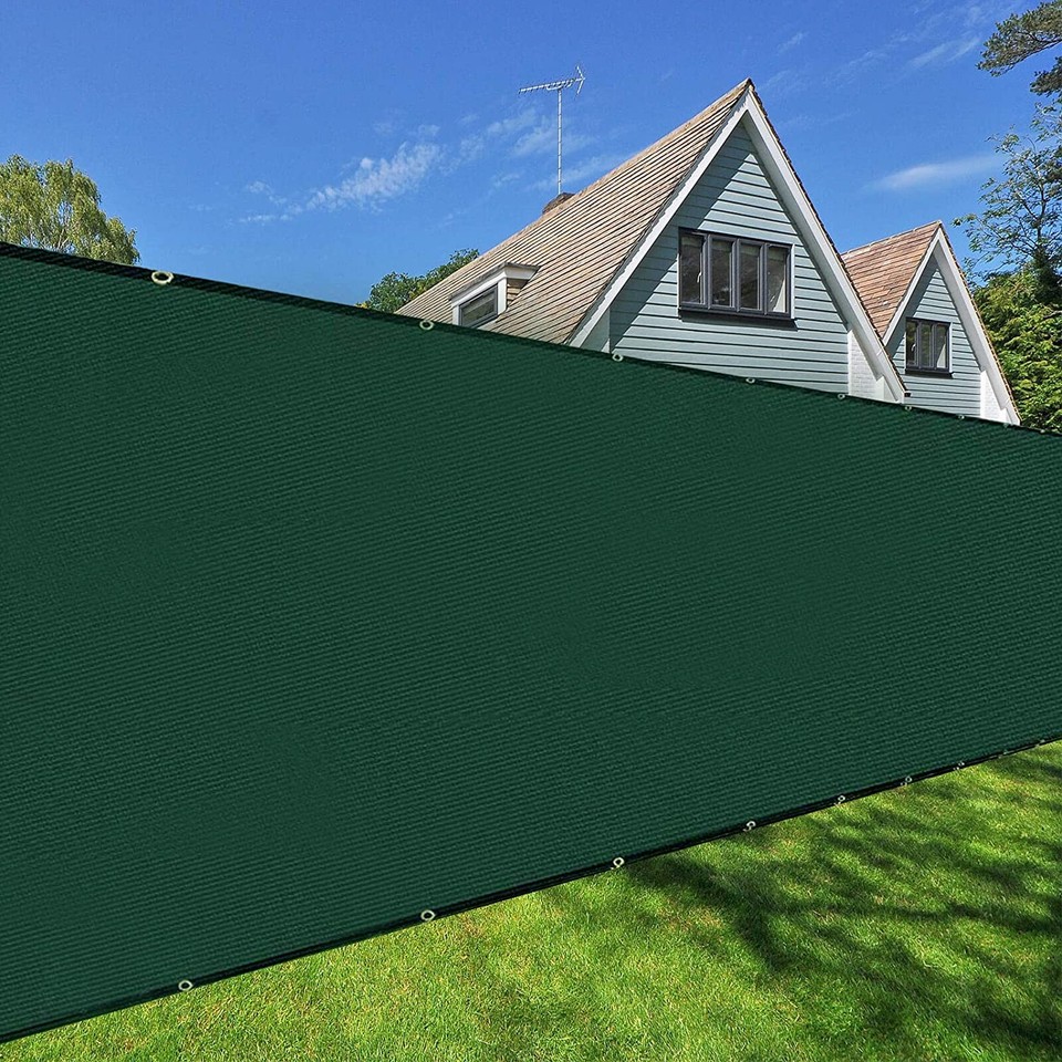 50ft Fence Privacy Screen Windscreen Garden Yard Fabric Shade Cover ...