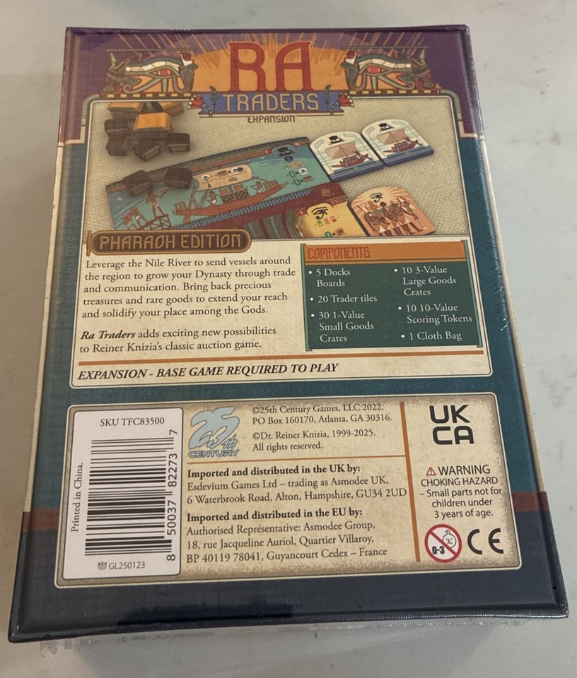 RA: Traders Expansion PHARAOH EDITION Kickstarter New Sealed NIS | eBay