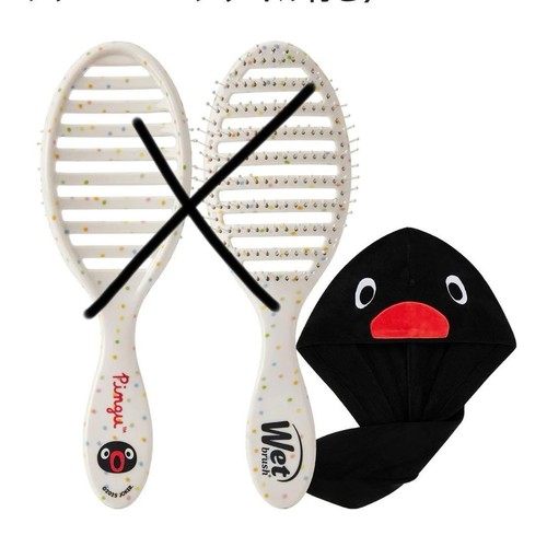 Pingu Wet Brush Quick Dry Towel Rare Animation Model JPN Limited ...