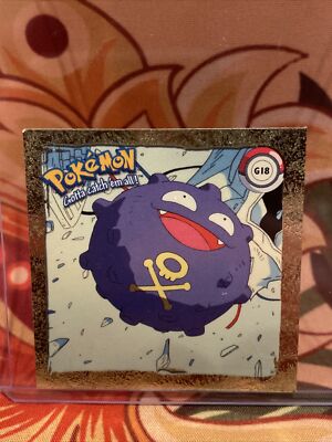 Vintage 1999 Artbox Pokemon Sticker Rare Series 1 Golden Textured #G18 ...