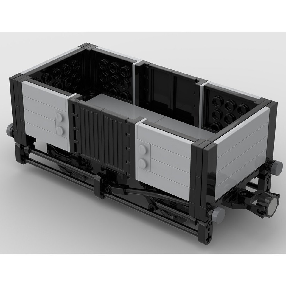 ZITIANYOUBUILD Plank Wagon Train Model 155 Bricks MOC Build Christmas ...