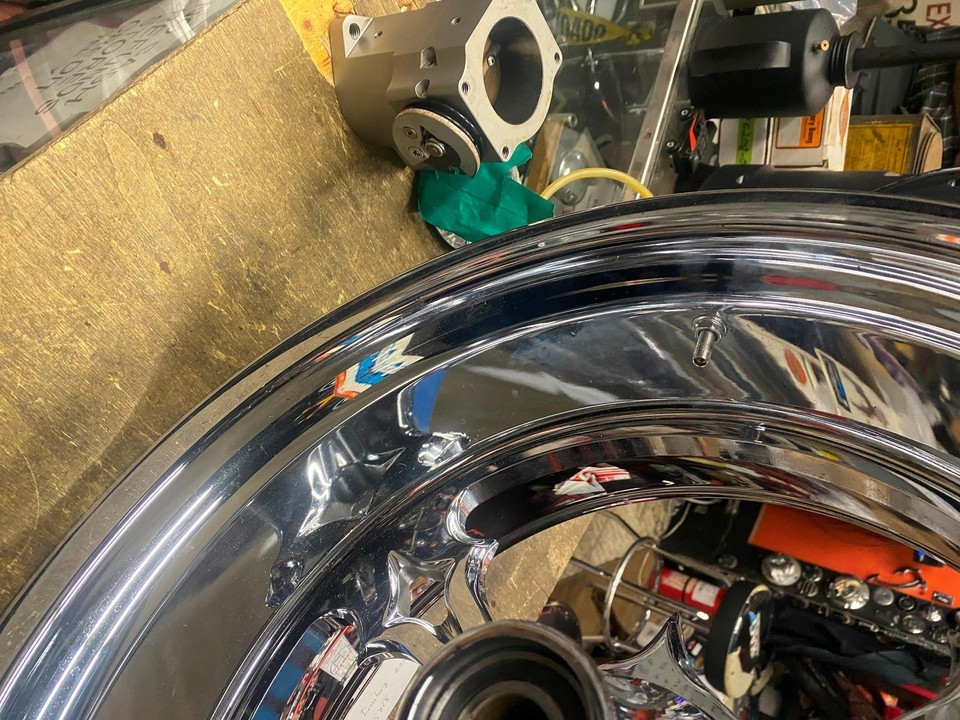 Custom Mag Wheels Chrome Ironhorse Chopper 8.5x18 2.15x21 Big Dog 250 ...