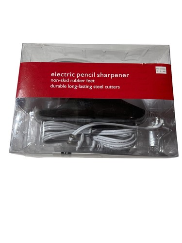 Electric Pencil Sharpener Silver Black Color-New Old Stock From Target ...