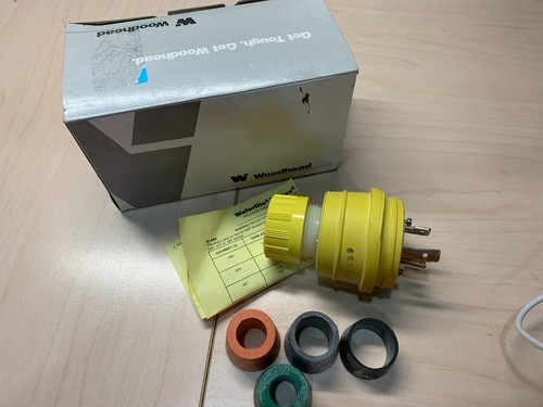 Daniel Woodhead Watertite Turnex plug, 28W48, Nema L6-30, 30 amp, 250v ...