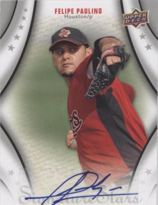 2009 Upper Deck Signature Stars - Signatures Felipe Paulino #162 (AU ...