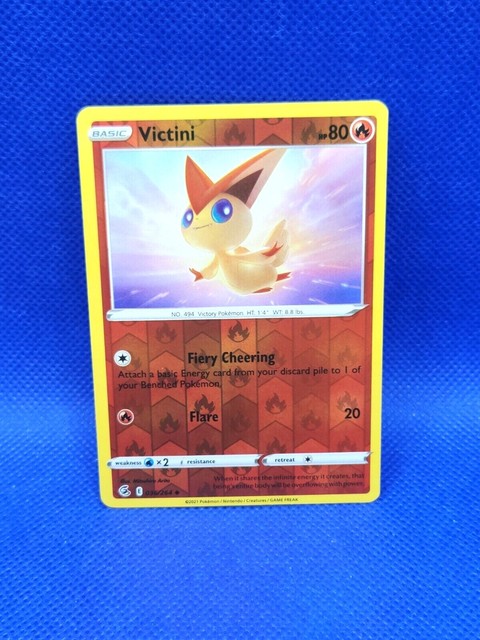 Pokémon TCG Victini Fusion Strike 036/264 Regular Uncommon for sale ...