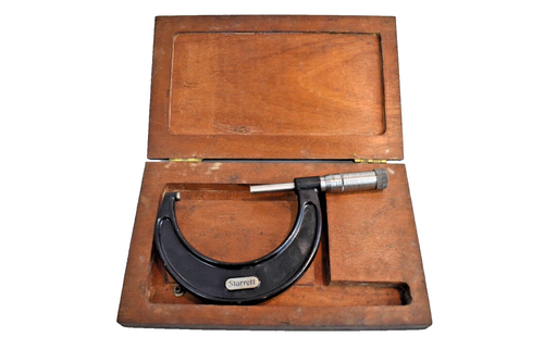 Starrett Tools 436 Micrometer Caliper Outside 2" to 3" .001" W/ Case | eBay