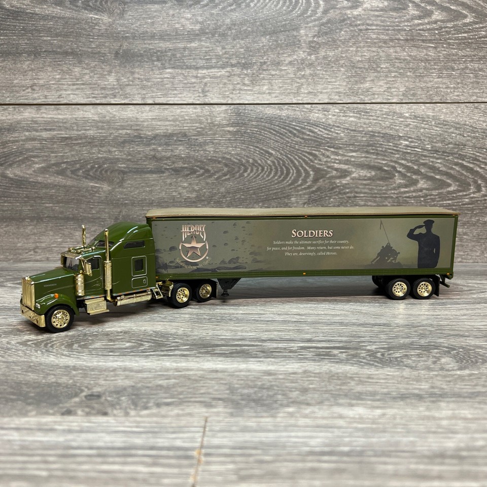 Tonkin Replica 1/53 Heros Series Gold KENWORTH W900L Sleeper Truck ...