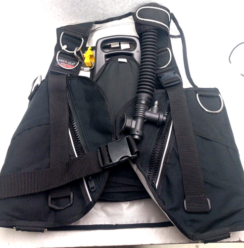 AMER-SEA SCUBA DIVE BCD VEST SIZE Medium Dive U.S.A Amer Sea Dive ...