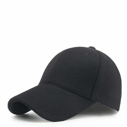 Women Men Unisex Baseball Cap Wool Hat Loose Sport Outdoor Adjustable ...