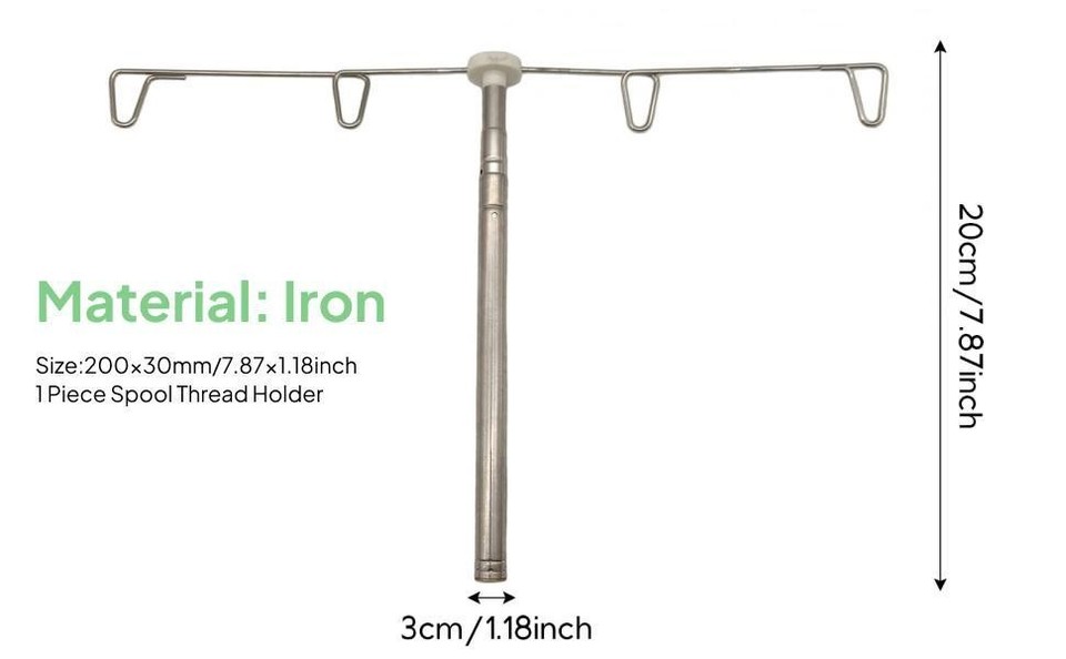 Telescopic Thread Stand Thread Spool Holder Adjustable for Sewing ...