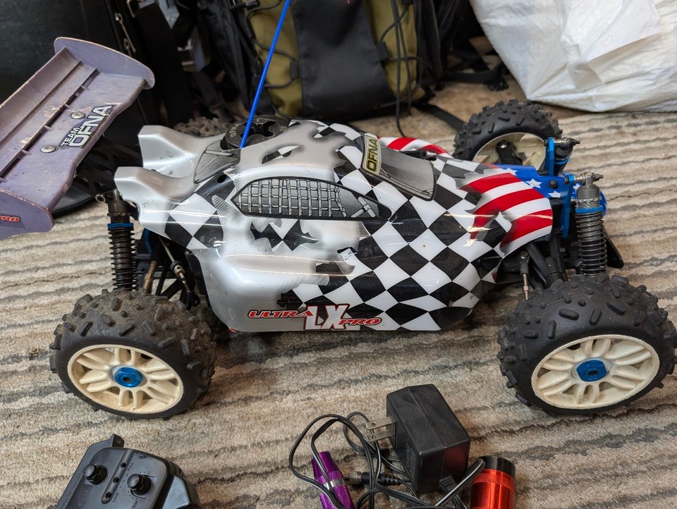 Team ofna ultra lx pro 1/8 scale gas nitro rc car truck buggy | eBay