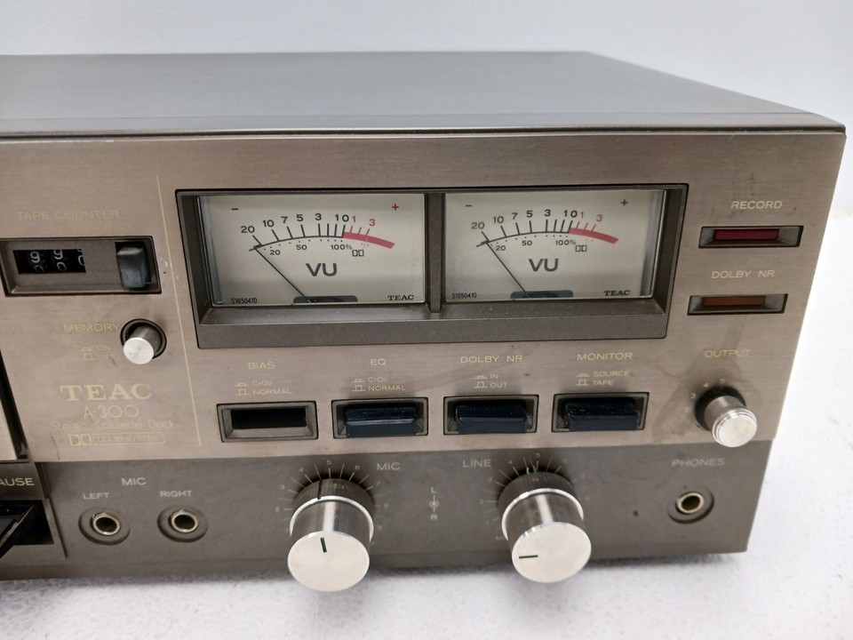 Vintage Teac A-300 Stereo Cassette Deck Player Recorder - READ ...
