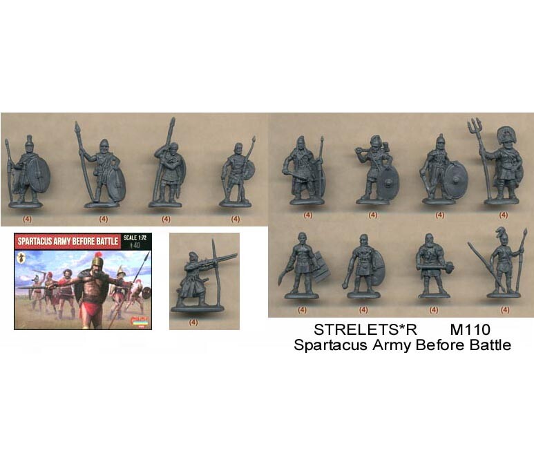 1/72 Strelets M110 Spartacus Army Before Battle, MIB toy soldiers | eBay