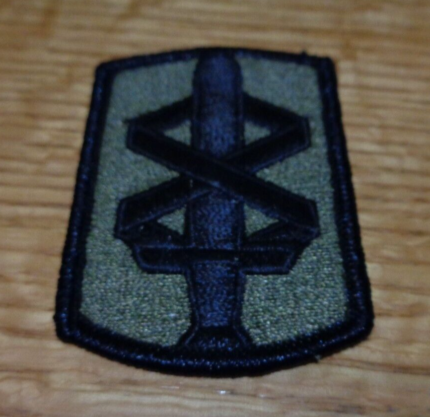 Military Patch US Army 18th Medical Brigade Subdued BDU OD GREEN ...