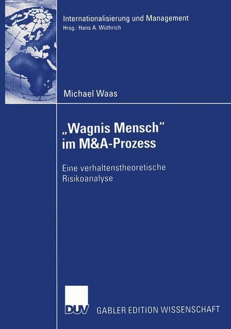 "Wagnis Mensch" im M&A-Prozess von Michael Waas (2005, Taschenbuch ...