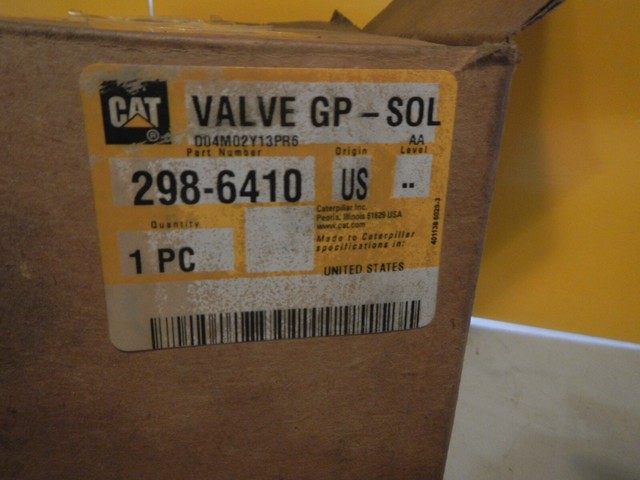 DIESEL CAT CATERPILLAR SOLENOID VALVE W/ TOP COIL 298-6410GP04 / 300 ...