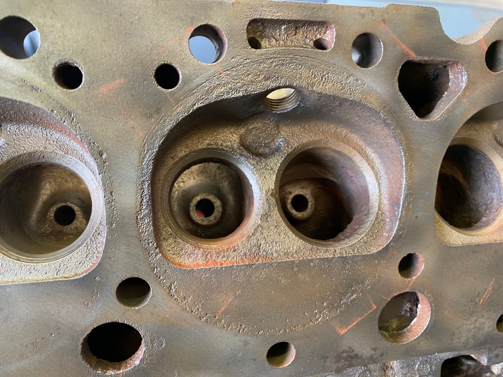 1964 Chevy SBC Power Pack Small Block 327 283 GM 3795896 Cylinder Head ...