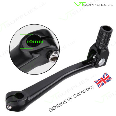 Black Universal Motorbike Gear Shifter Aluminium Alloy Foldable Shift ...