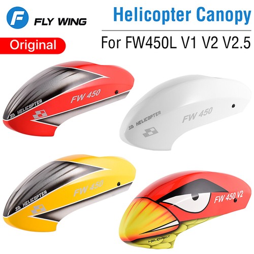 Fly Wing Helicopter Canopy for Flywing FW450 FW450L V1 V2 V2.5 RC ...