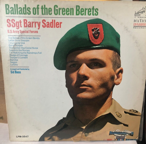 SGT BARRY SADLER "BALLAD OF THE GREEN BERETS" NICE | eBay
