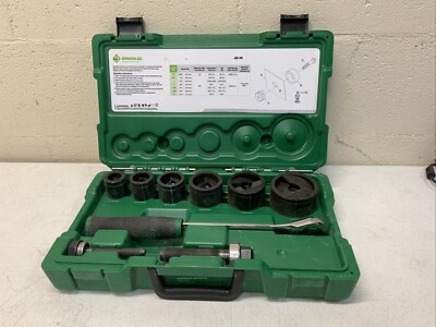Greenlee 7238SB KNOCKOUT KIT WITH RATCHET SLUGBUSTER 1/2” TO 2” CONDUIT ...