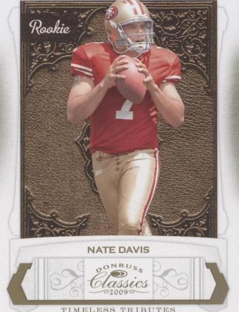 2009 Donruss Classics - Rookie Nate Davis #227 Timeless Tributes Gold ...