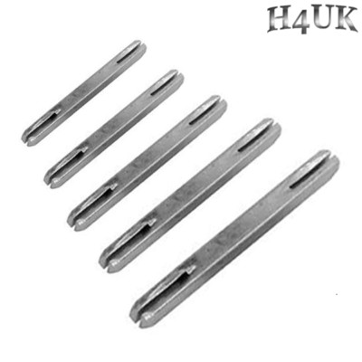 8mm Replacement Steel Spindle Split For Doors Handle & Door Knobs 100mm ...