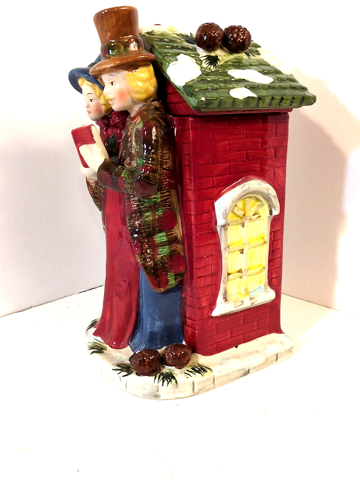 Christmas Carolers Cookie Jar Vintage | eBay