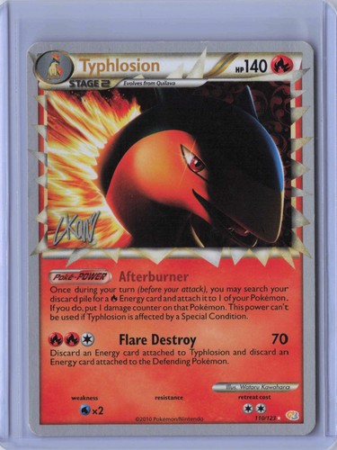 Pokemon TYPHLOSION 110/123 - 2011 WORLDS CHAMPIONSHIP DECK - LP | eBay
