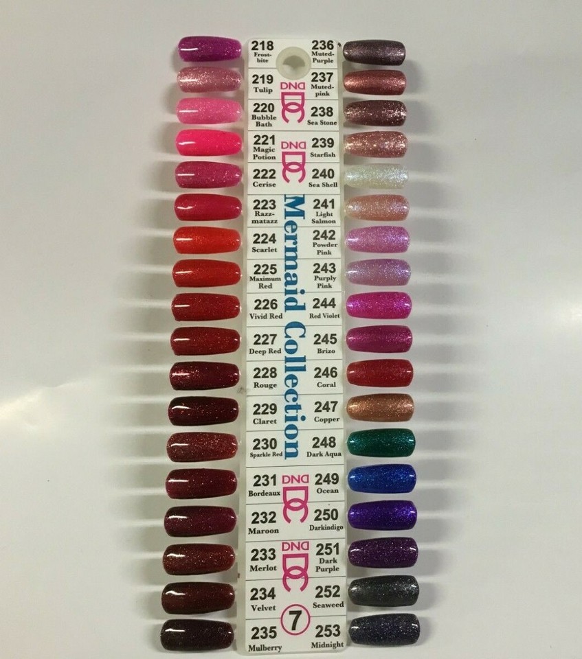 DC&DND Daisy Color Chart Gel Polish Color Sample Chart Palette Display ...