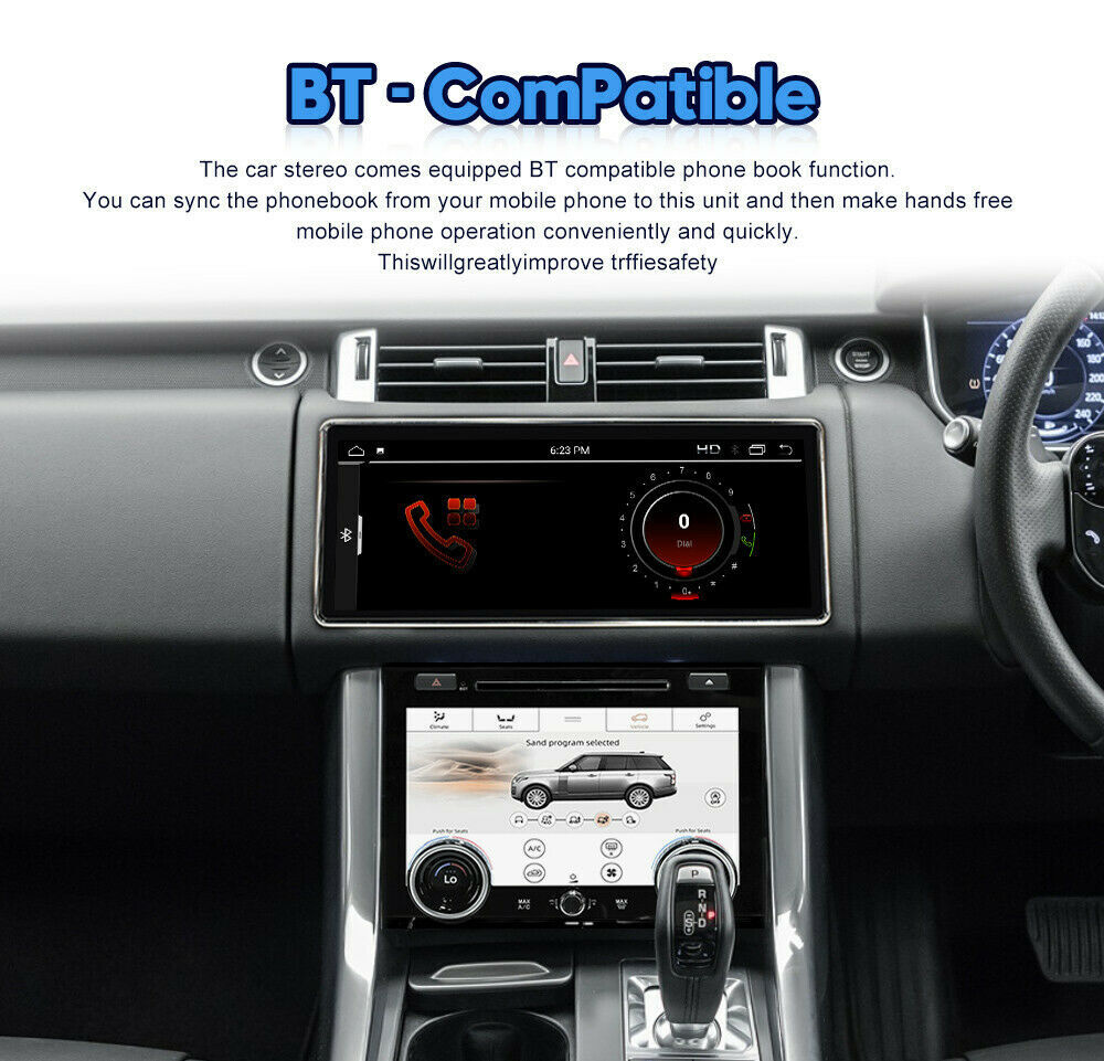 Android Car Stereo For Range Rover L494 sport. RRS 12.3 inch Touch ...