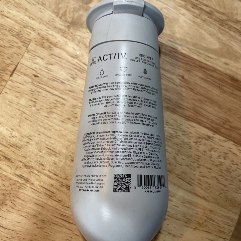 Recover Thickening Conditioner Recover by ACTiiV Hair Science 7oz ...