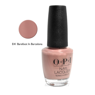 OPI Nail Polish E41 Barefoot In Barcelona 0.5oz | eBay