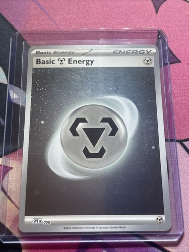 BASIC ENERGY METAL Pokemon Scarlet & Violet 151 Cosmos Holo SVE 008 NM ...