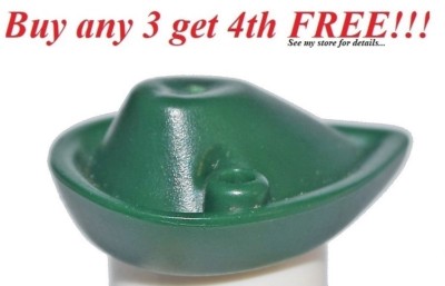 ☀️NEW Lego City Boy Minifig Hat Dark Green Forestmen's Cap | eBay