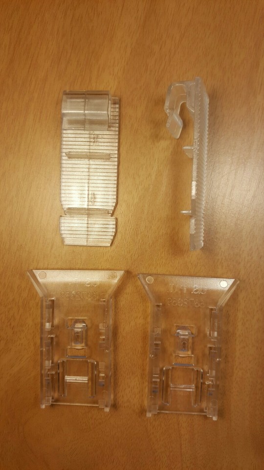 Graber Valance Clip /Clips wood or fauxwood blinds 2 sets clear | eBay