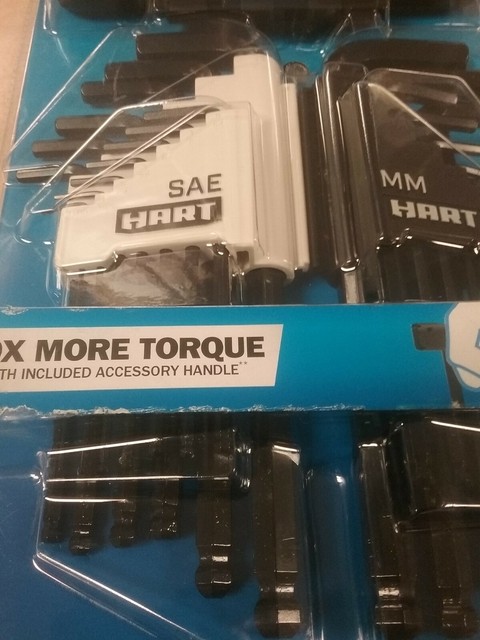 HART HHSDLA001 22 Piece Ball End Hex Key Set and Handle for sale online ...