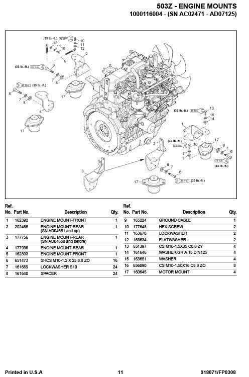 Gehl 503Z 503 Z excavator parts Manual 918071 2008 FREE SHIPPING | eBay