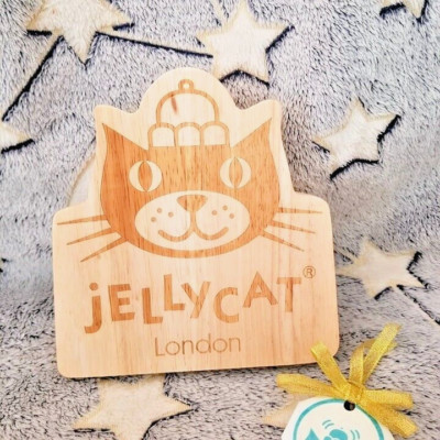 New Jellycat Wooden Display Logo Sign Stand Limited Version Rare VHTF ...