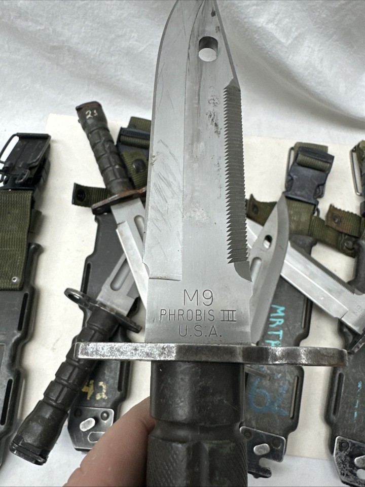 USGI Early M9 PHROBIS III Military Fixed Blade Fuller B Grade Short ...