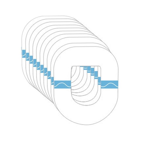 10Pcs Sensor Overpatch Invisible Glucose Monitor Sticker Overpatch A2B9 ...